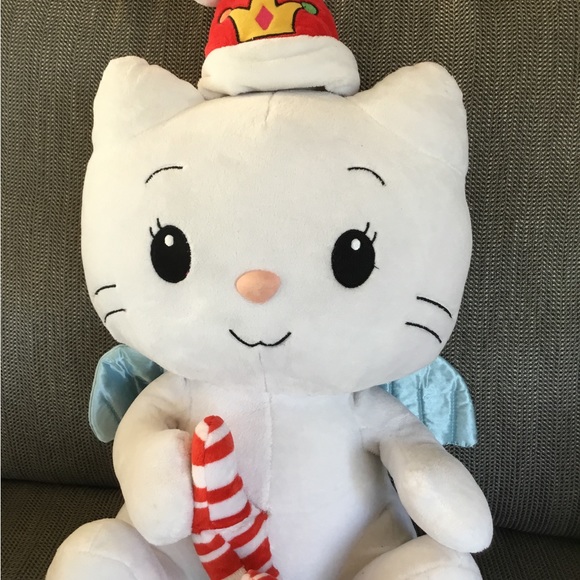 Dan Dee | Toys | Dee Dee Angel Cat Sugar White Plush With Hat Wings And ...